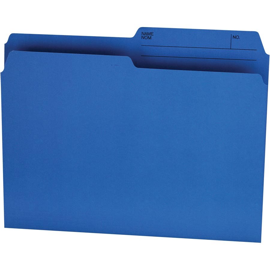 Reversible Coloured File Folders